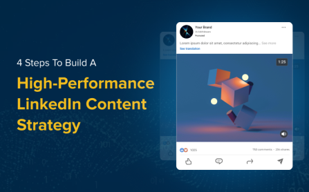 4 Steps To Build A High-Performance LinkedIn Content Strategy - SmartSites