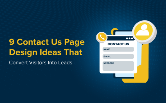 9 Contact Us Page Design Ideas That Convert Visitors Into Leads ...