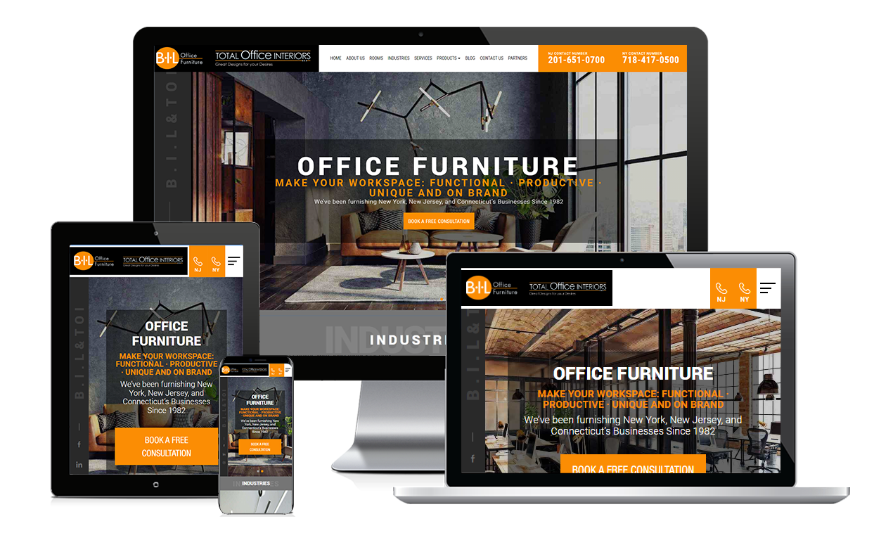 B.I.L Office Furniture Goes Digital With A Complete Website Redesign ...