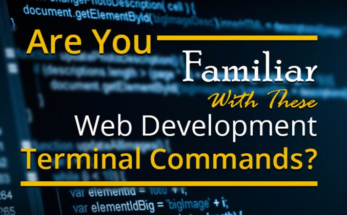 Are You Familiar With These Web Development Terminal Commands ...