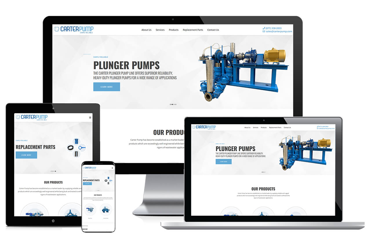 Carter Pump Pumps Its Online Presence Up With A New Website - SmartSites