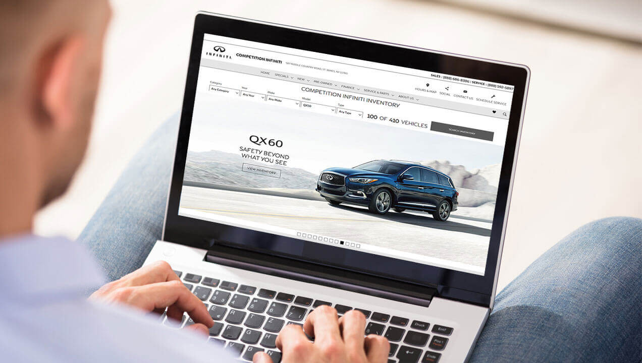 Competition Infiniti Car Dealership Local Business Marketing | SEO & PPC