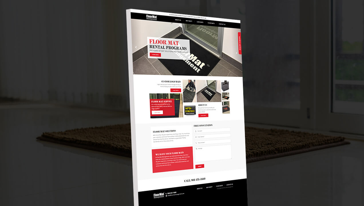 Floor Mat Management Digital Marketing | SEO & PPC