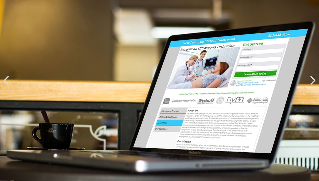 NJIU, NJ Ultrasound School & Training Digital Marketing & PPC Services