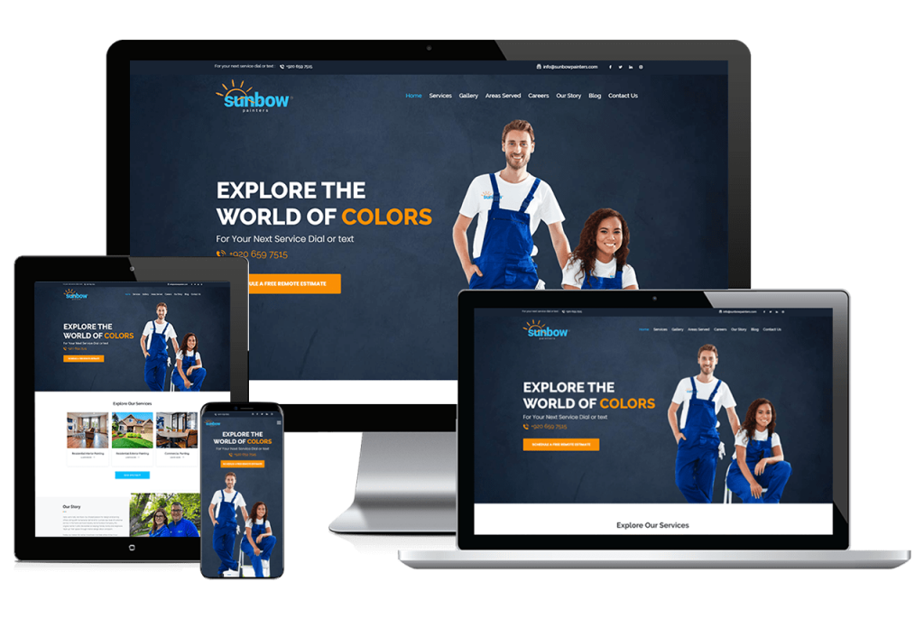 Best 32 Home Services Website Designs | Top Contractor Web Designs
