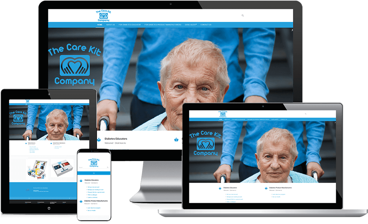 Diabetes Care Website Design | Best Web Design for Medical Products