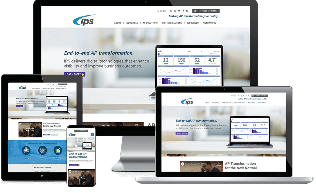 Invoice Processing Website Design | Best Web Design for AP Automation